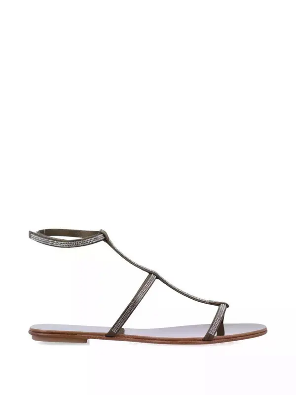 PEDRO GARCIA Enola T-bar Sandals - Green