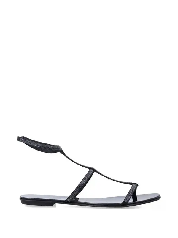 PEDRO GARCIA Enola T-bar Sandals - Black