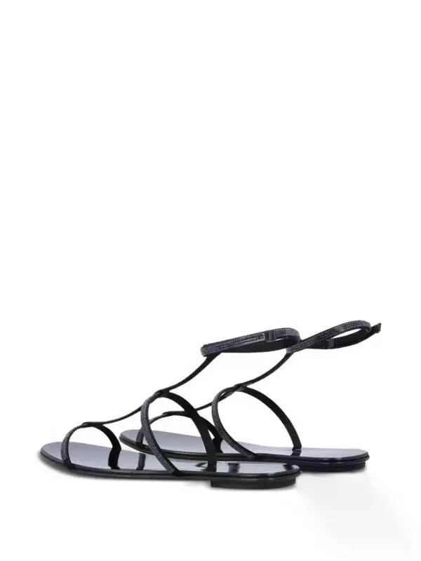 PEDRO GARCIA Enola T-bar Sandals - Black