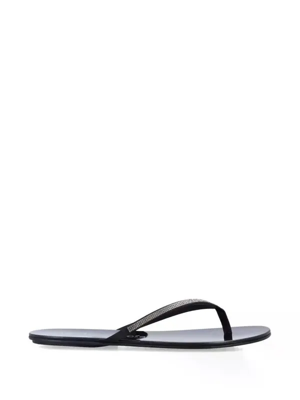 PEDRO GARCIA Rhinestone-embellished Sandals - Black