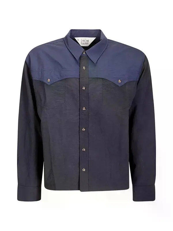 BRAIN DEAD Western-style Panelled Shirt