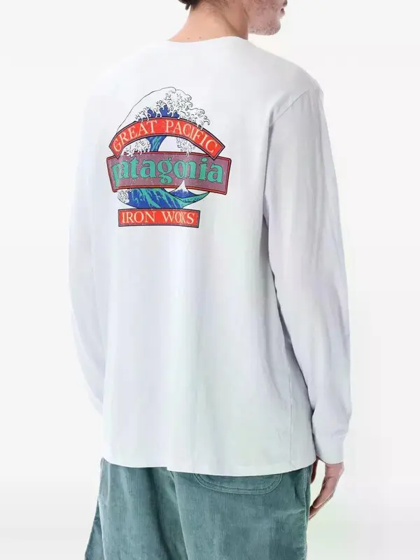 Patagonia Great Waves Long-sleeved T-shirt - White
