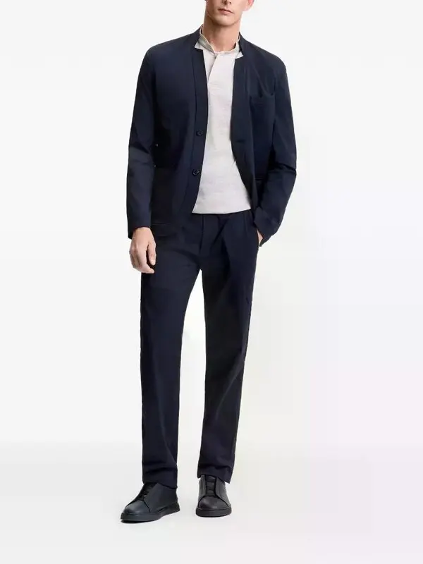 Shanghai Tang Welt-pocket Jacket - Blue