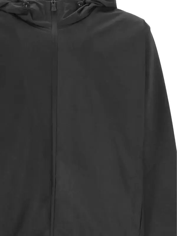 Herno Hooded Zip-up Jacket - Black
