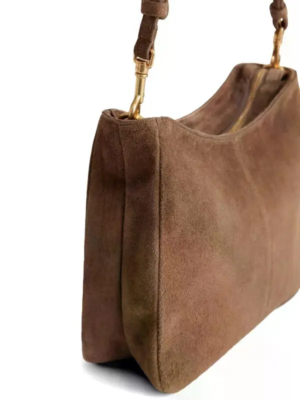 YU MEI Joan Suede Shoulder Bag - Brown