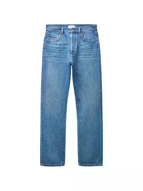 Versace Logo-patch Jeans - Blue