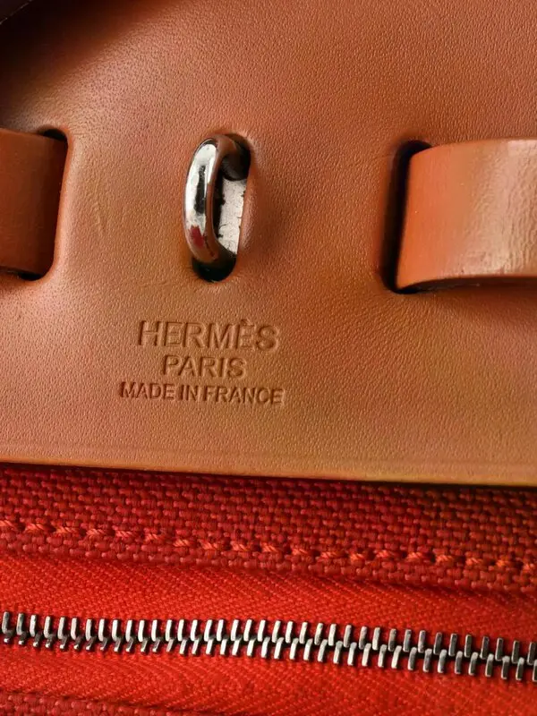 Hermès Herbag Zip Leather And Toile 31 Shoulder Bag