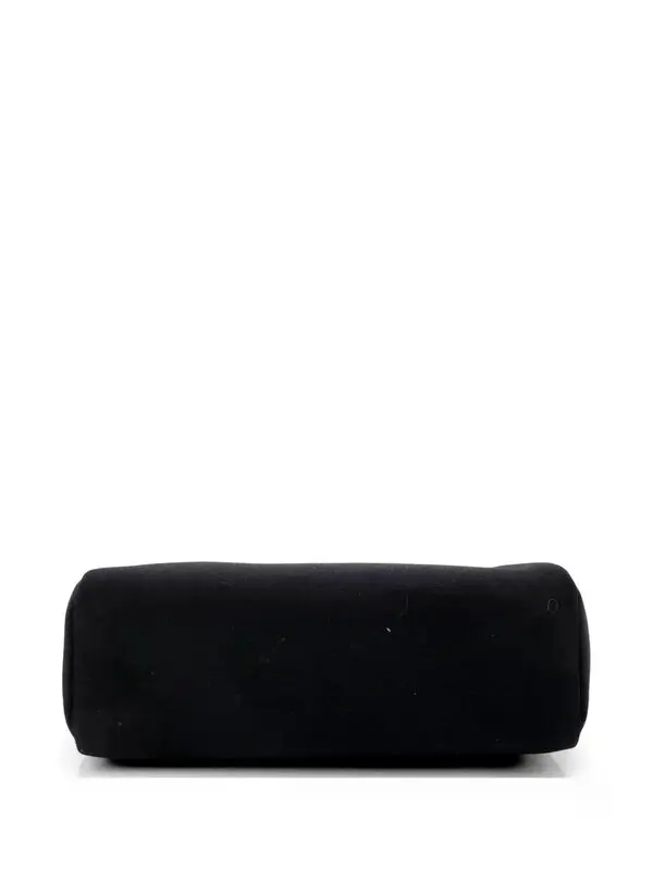 Hermès Herbag Toile And Leather Pm Satchel - Black