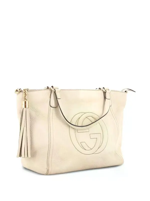 Gucci Soho Convertible Top Handle Satchel - Neutrals