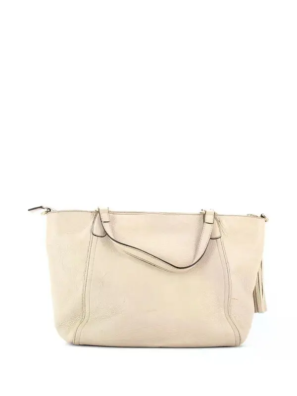 Gucci Soho Convertible Top Handle Satchel - Neutrals