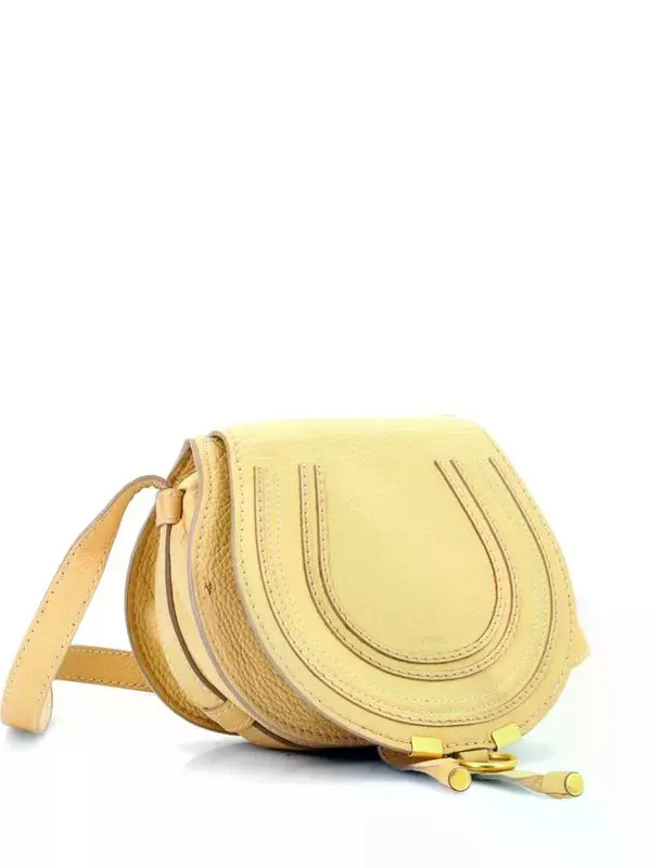 Chloé Marcie Leather Mini Crossbody Bag - Neutrals