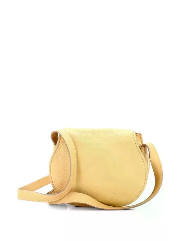 Chloé Marcie Leather Mini Crossbody Bag - Neutrals