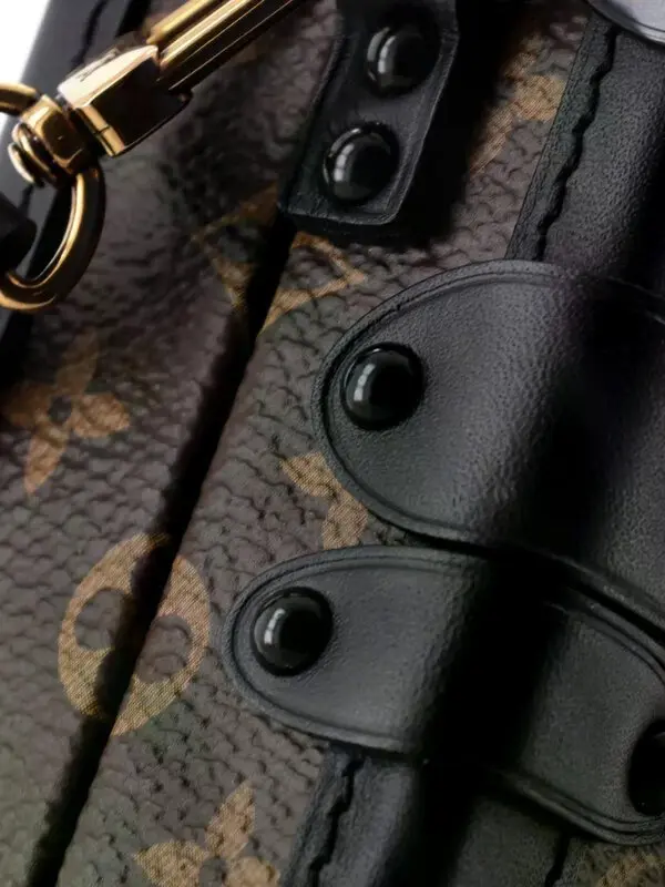 LOUIS VUITTON Petite Malle Handbag Monogram Canvas - Brown