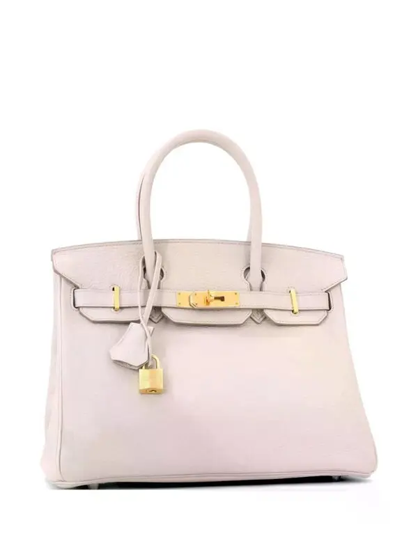 Hermès Birkin Handbag Light Togo With Gold Hardware 30 Tote Bag - Neutrals