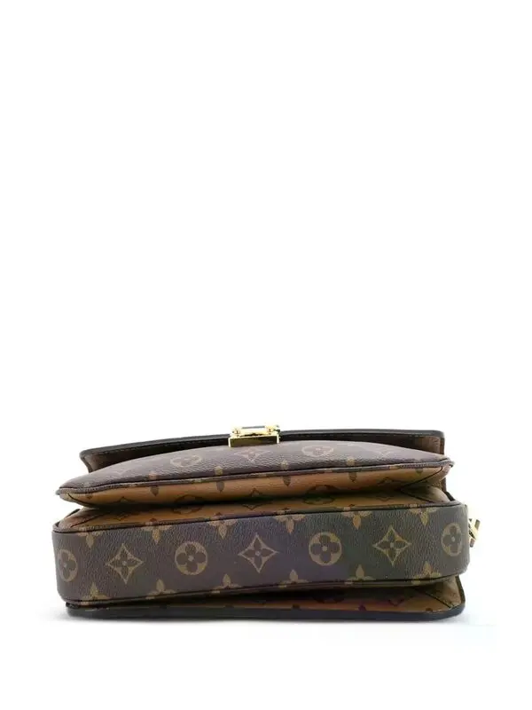 LOUIS VUITTON Pochette Metis Reverse Monogram Canvas Crossbody Bag - Brown