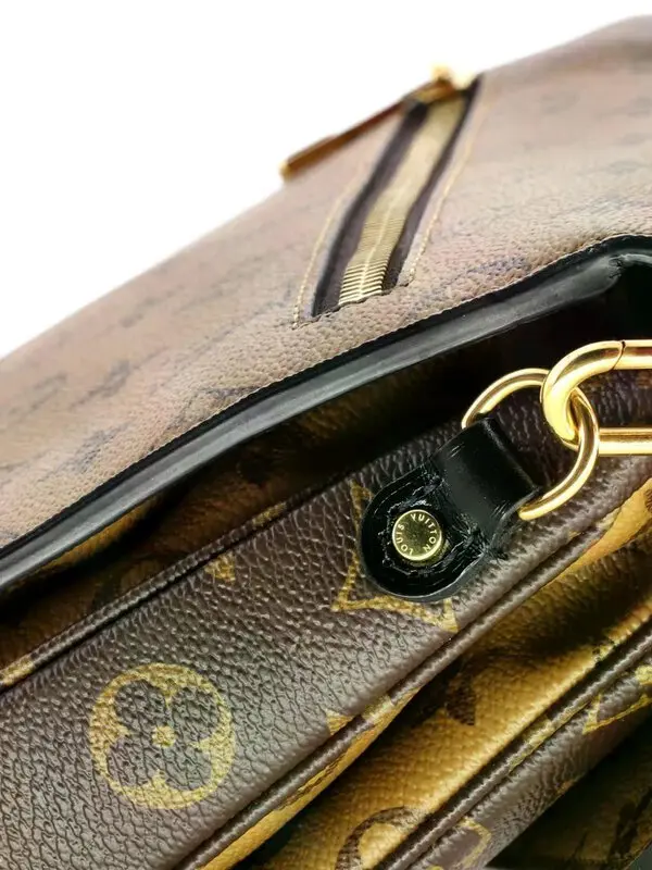 LOUIS VUITTON Pochette Metis Reverse Monogram Canvas Crossbody Bag - Brown
