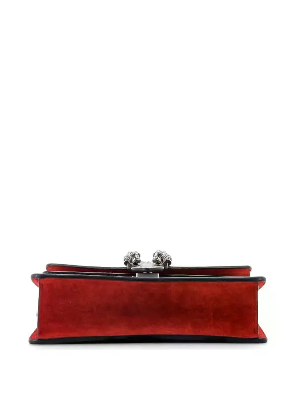Gucci Dionysus Small Shoulder Bag Gg Coated Canvas With Crystal Embellished Metal
