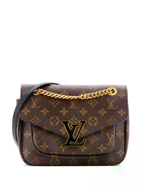 LOUIS VUITTON Passy Handbag Monogram Canvas Crossbody Bag - Brown