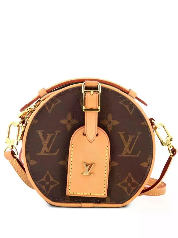 LOUIS VUITTON Mini Boite Chapeau Crossbody Bag Monogram Canvas - Brown