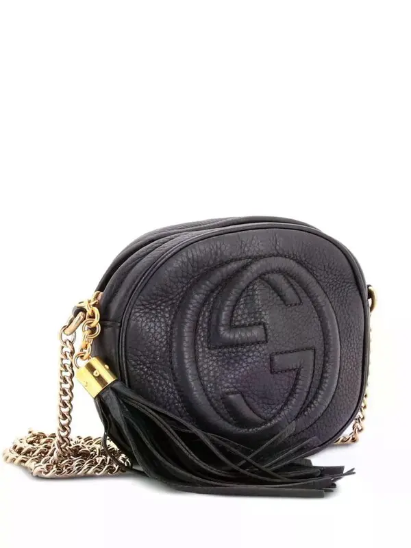 Gucci Soho Chain Mini Crossbody Bag Leather - Black