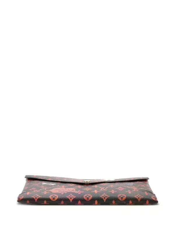 LOUIS VUITTON Kirigami Pochette Set Limited Edition Grace Coddington Catogram Canvas - Brown