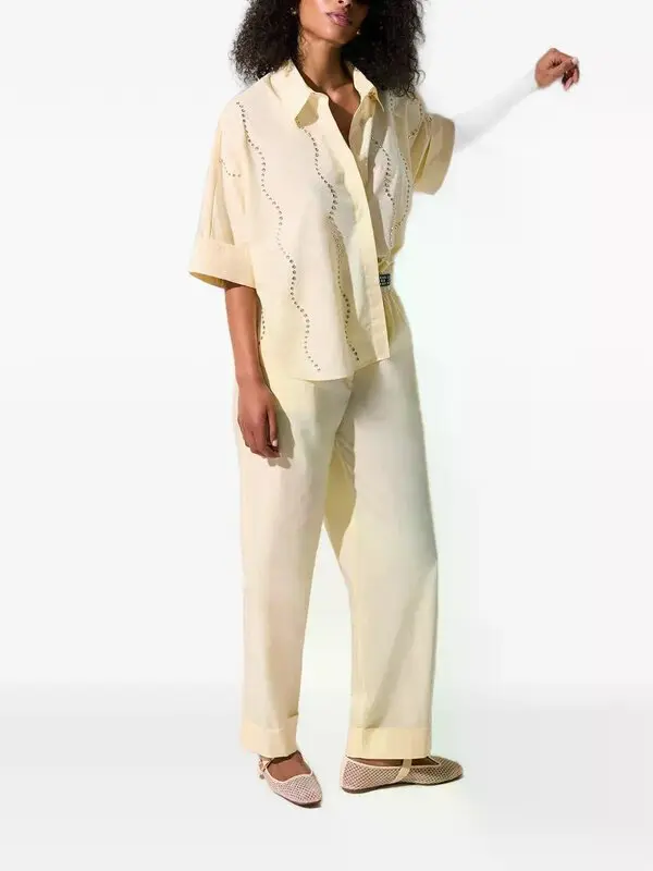 Liu Jo Embellished Poplin Shirt