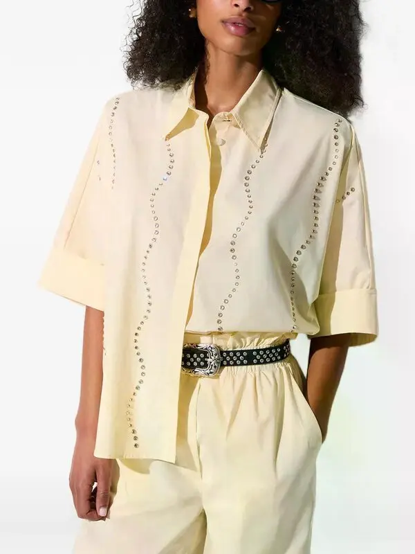 Liu Jo Embellished Poplin Shirt