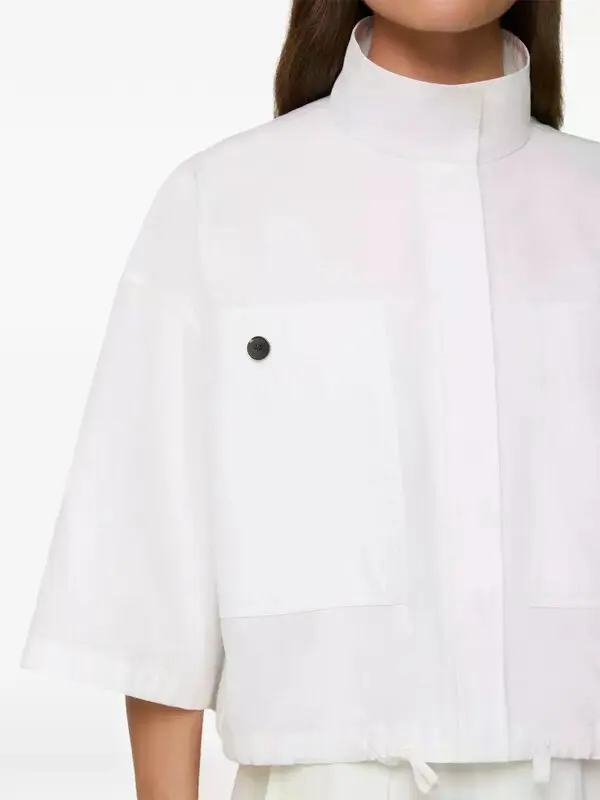 Lafayette 148 New York Oversized Short-sleeve Shirt-jacket