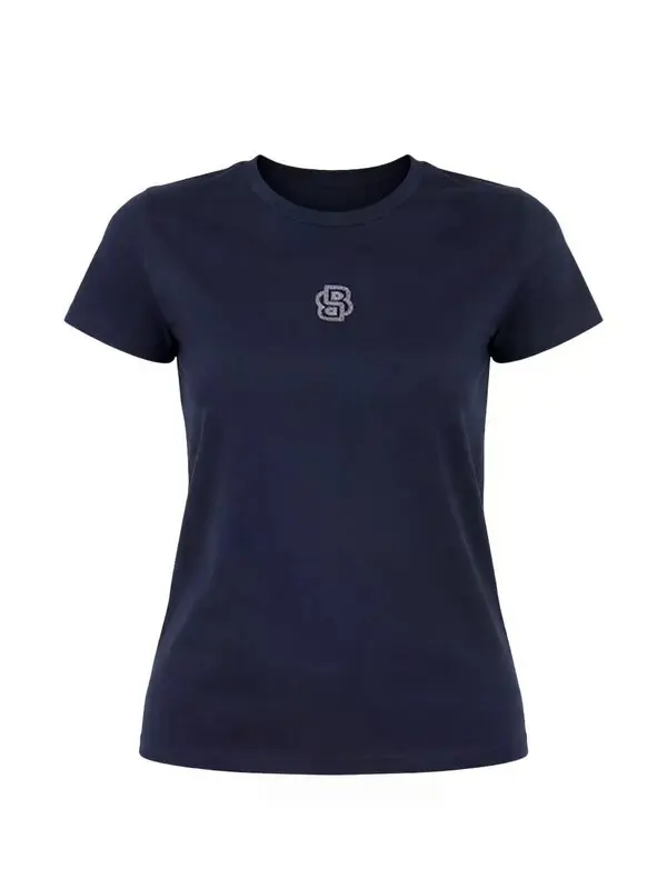 BOSS Logo-detail T-shirt - Blue