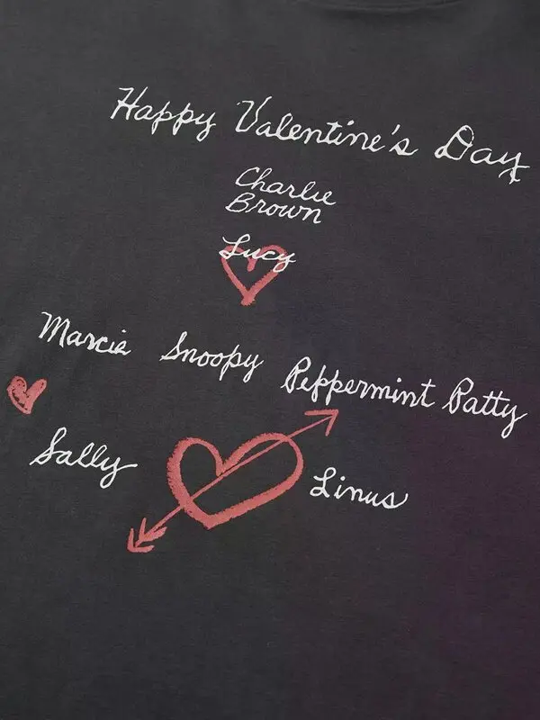 MARGESHERWOOD X Peanuts Happy Valentine’s Day T-shirt - Grey