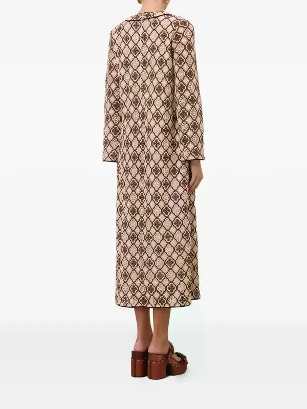 Zimmermann Chain Embroidered Midi Dress