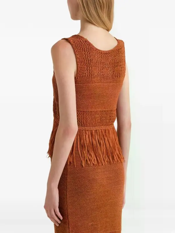 Malìparmi Fringed Top