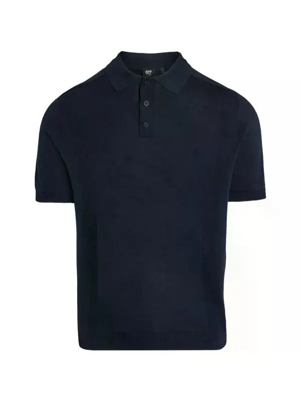 ALPHA TAURI Textured Polo Shirt