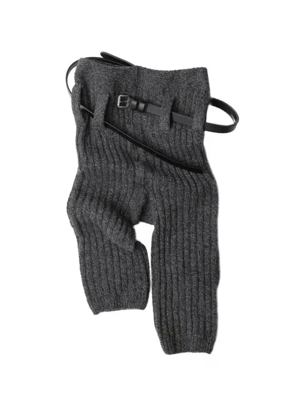 Prada Cashmere Wool Leg Warmers - Grey