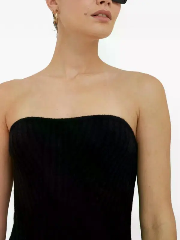 HERSKIND Rib Strapless Mini Dress