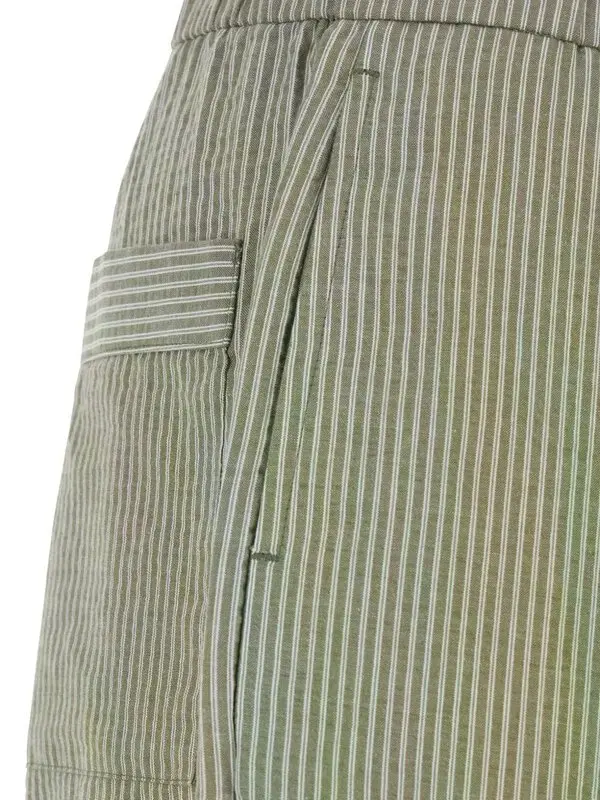 COOR Striped Drawstring Trousers