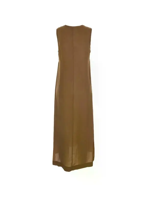 JUCCA Sleeveless Dress - Brown