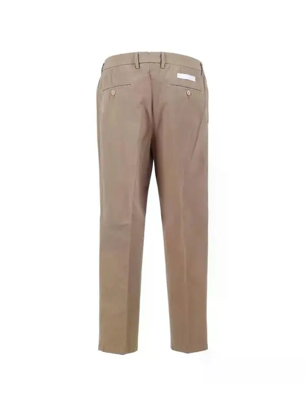BRIGLIA 1949 Pleated Straight Trousers - Neutrals