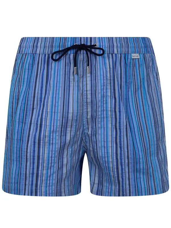 Paul Smith Jacquard Signature Swim Shorts - Blue