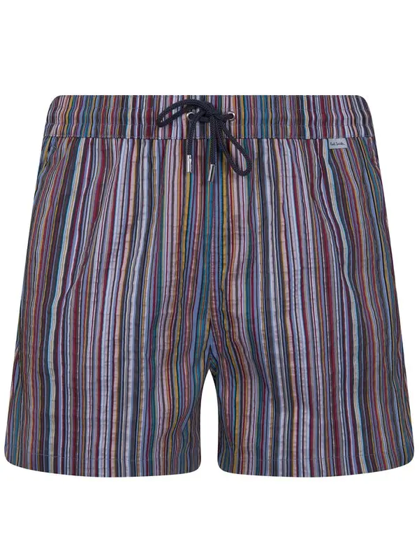 Paul Smith Swim Short Jacquard Signature - Multi