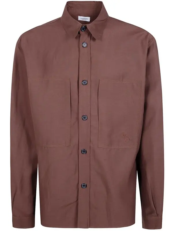 LANEUS Overshirt - Brown