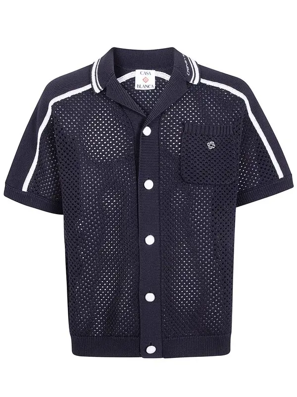 Casablanca Mesh Shirt - Black
