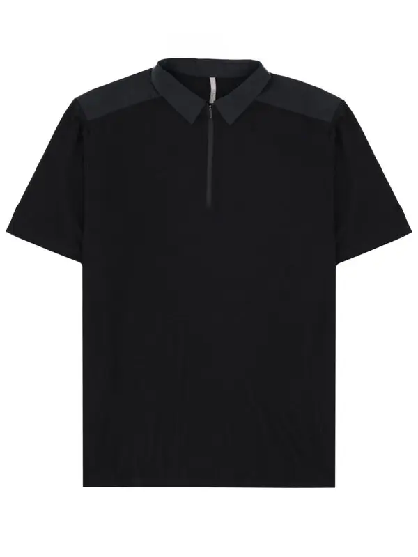 Veilance Zip Polo - Black