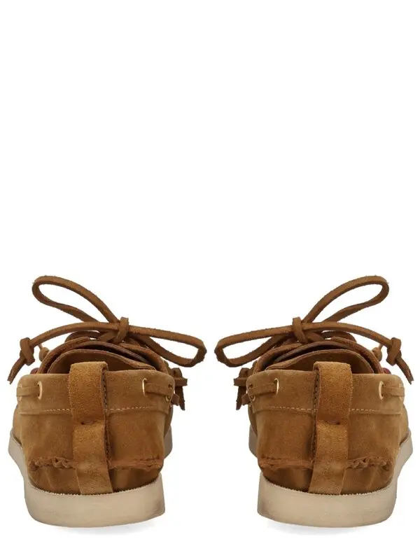 GOLDEN GOOSE Mocassin 'cruise' With Bangs - Brown