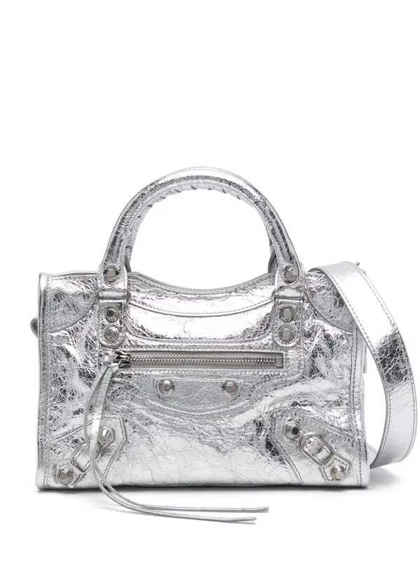 Balenciaga Le City Mini Handbag - Silver