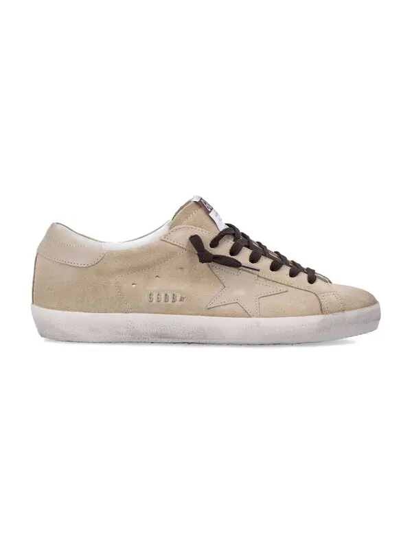 GOLDEN GOOSE Super-star Low-top Sneakers - Beige