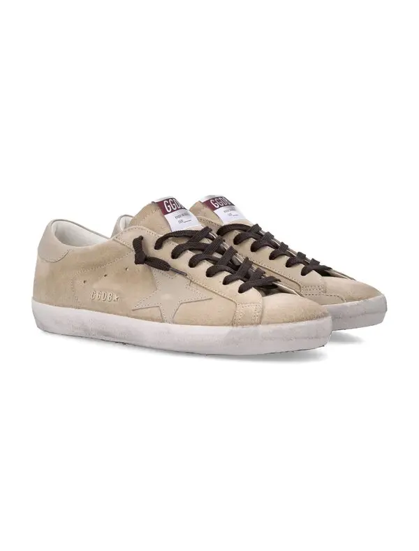 GOLDEN GOOSE Super-star Low-top Sneakers - Beige