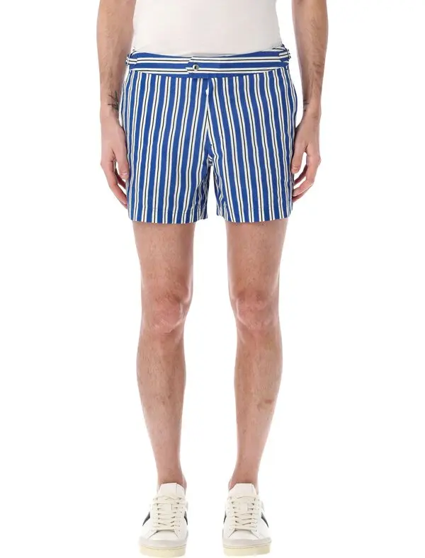 TOM FORD Striped Swim Shorts - Blue