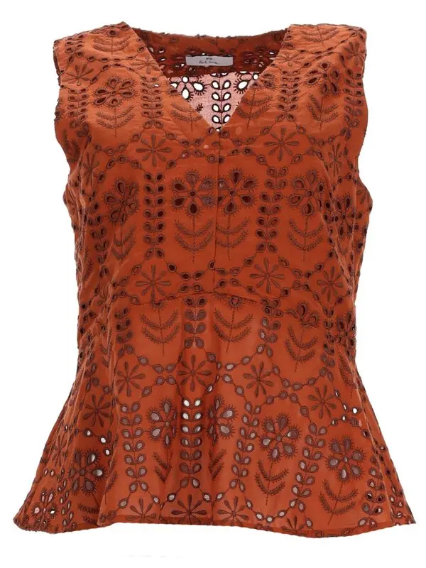 Paul Smith Top With Perforated Pattern