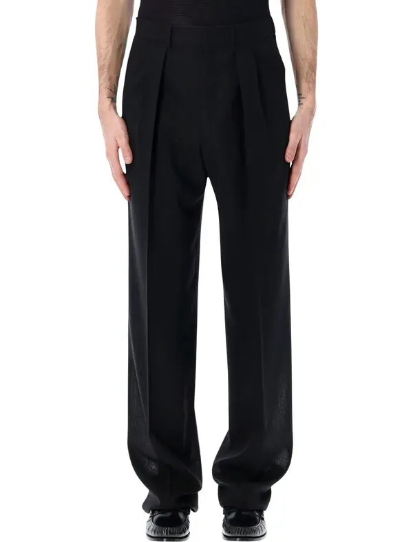 TOM FORD Double Pleat Trousers - Black